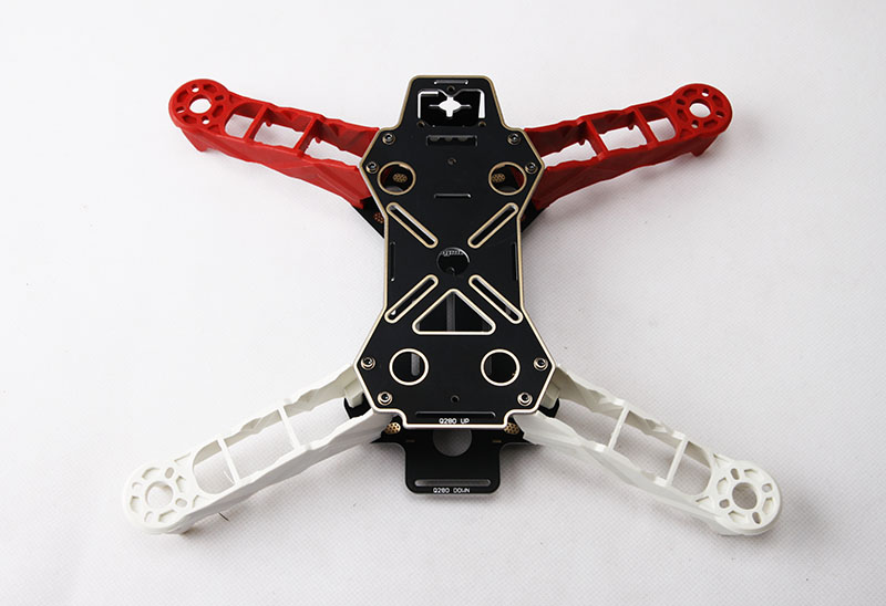 Happymodel Totem Q280 280mm FPV 4 Axis Mini Quadcopter Frame Kit - Red ...