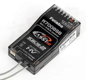 Futaba R7008SB 8+ Channel S.Bus 2 FASSTest 2.4GHz High-Voltage Receiver ...