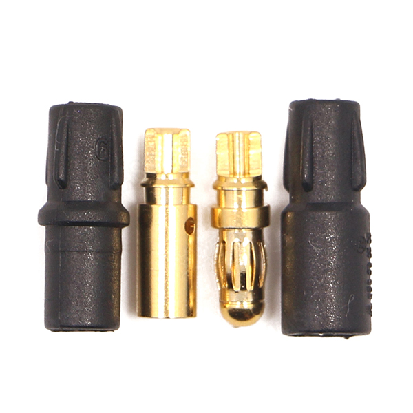 AMASS 3.5mm Gold-plated Banana Connector (bullet connector) W/ Sheath ...