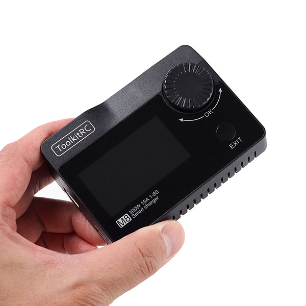 ToolkitRC M8 300W 5A 2-8S Balance Charger/ Cell Checker/ Watt Meter ...