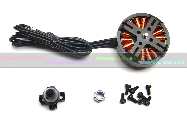 HL W46-25 560KV Outrunner Brushless Disk Type Motor for 600-700 Class ...