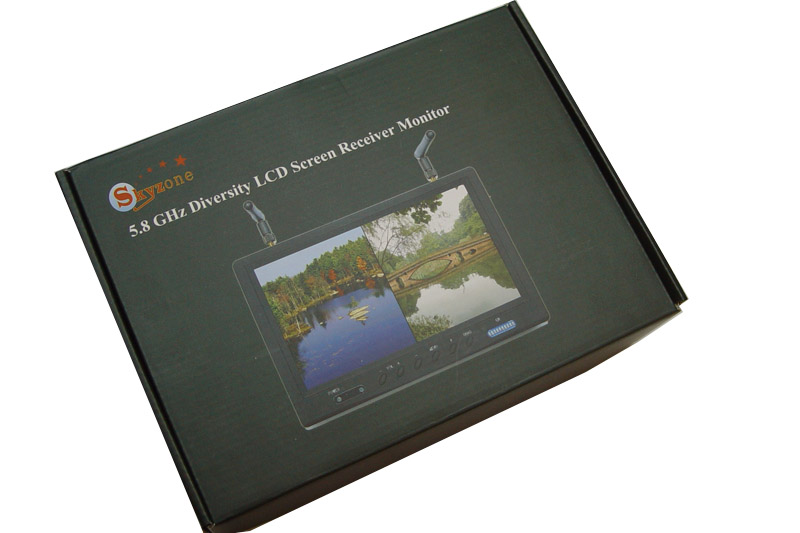 9 inch Dual 5.8G Receiver FPV Monitor (Supporting two-way display & PIP)