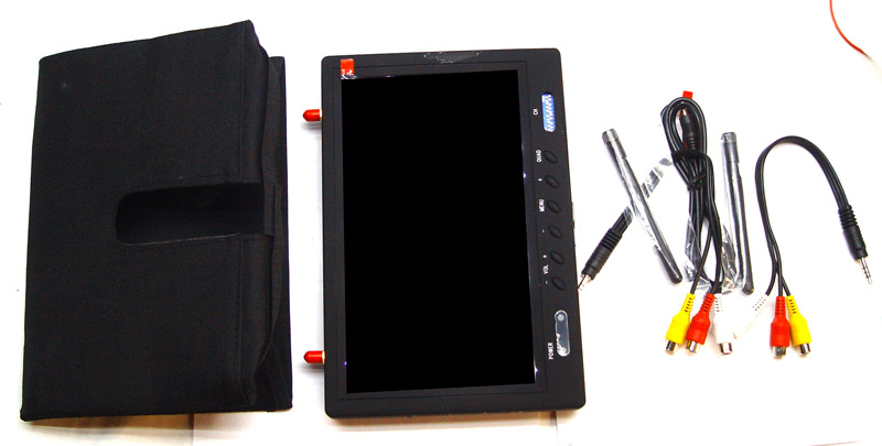 9 inch Dual 5.8G Receiver FPV Monitor (Supporting two-way display & PIP)