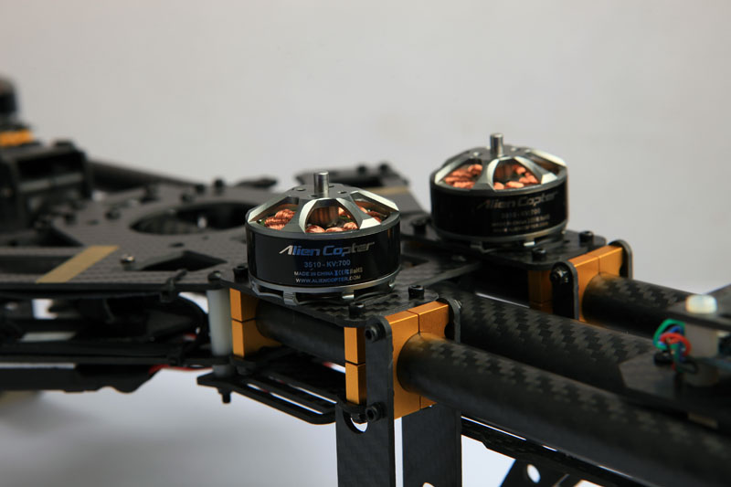 Alien Copter Quadcopter/ Four-rotor FPV Kit W/ 2-axis GoPro Gimbal ARTF ...